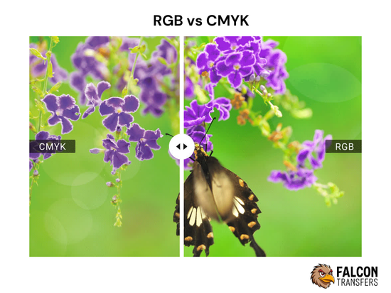 RGB vs CMYK: What's the Difference? - Falcon Transfers